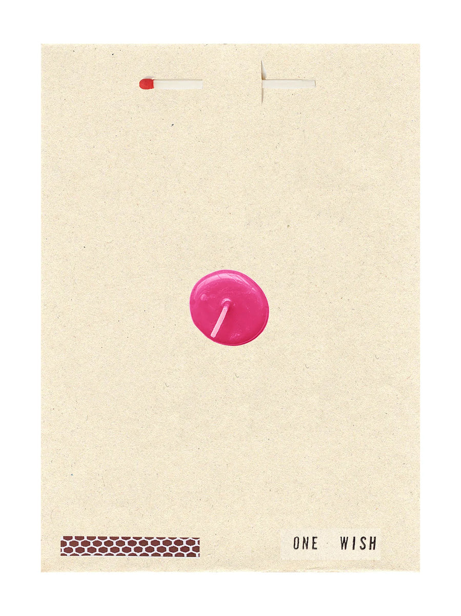 Wish Card, Pink – Open Invite
