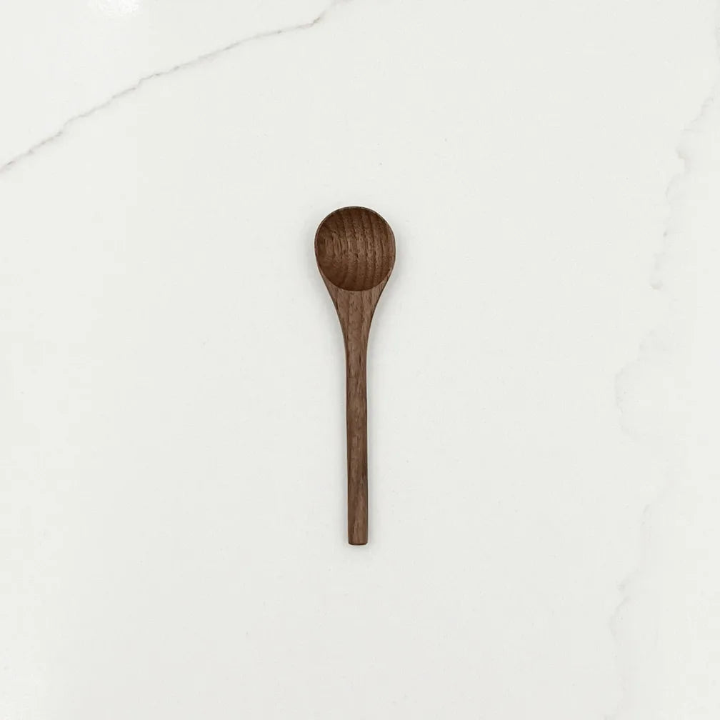 Walnut Wood Tiny Spoon – Open Invite